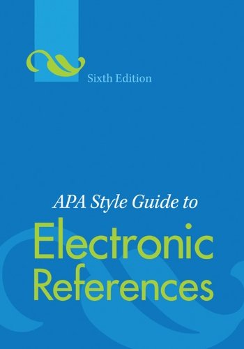 APA Style Guide to Electronic References, Sixth Edition - Magictransferidea