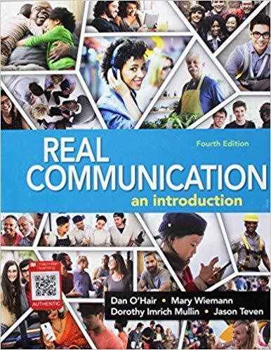 Real Communication 4th Edition by Dan O’Hair (Textbook) - Magictransferidea